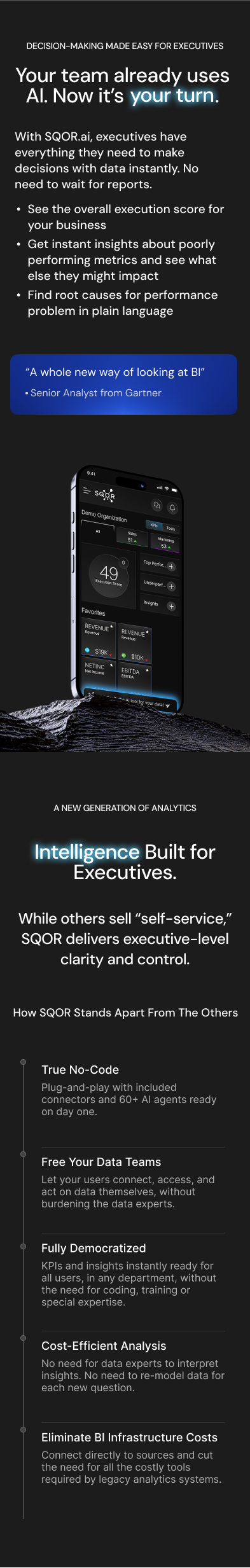 No-Code KPI Dashboard with AI | SQOR
